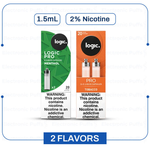 Buy Logic Refills Online | Logic Pods Refills | Electronicpuffs
