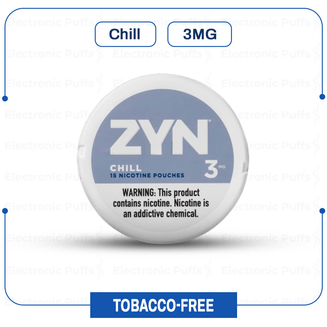 Buy ZYN Chill 6MG Nicotine Pouches | Electronic Puffs