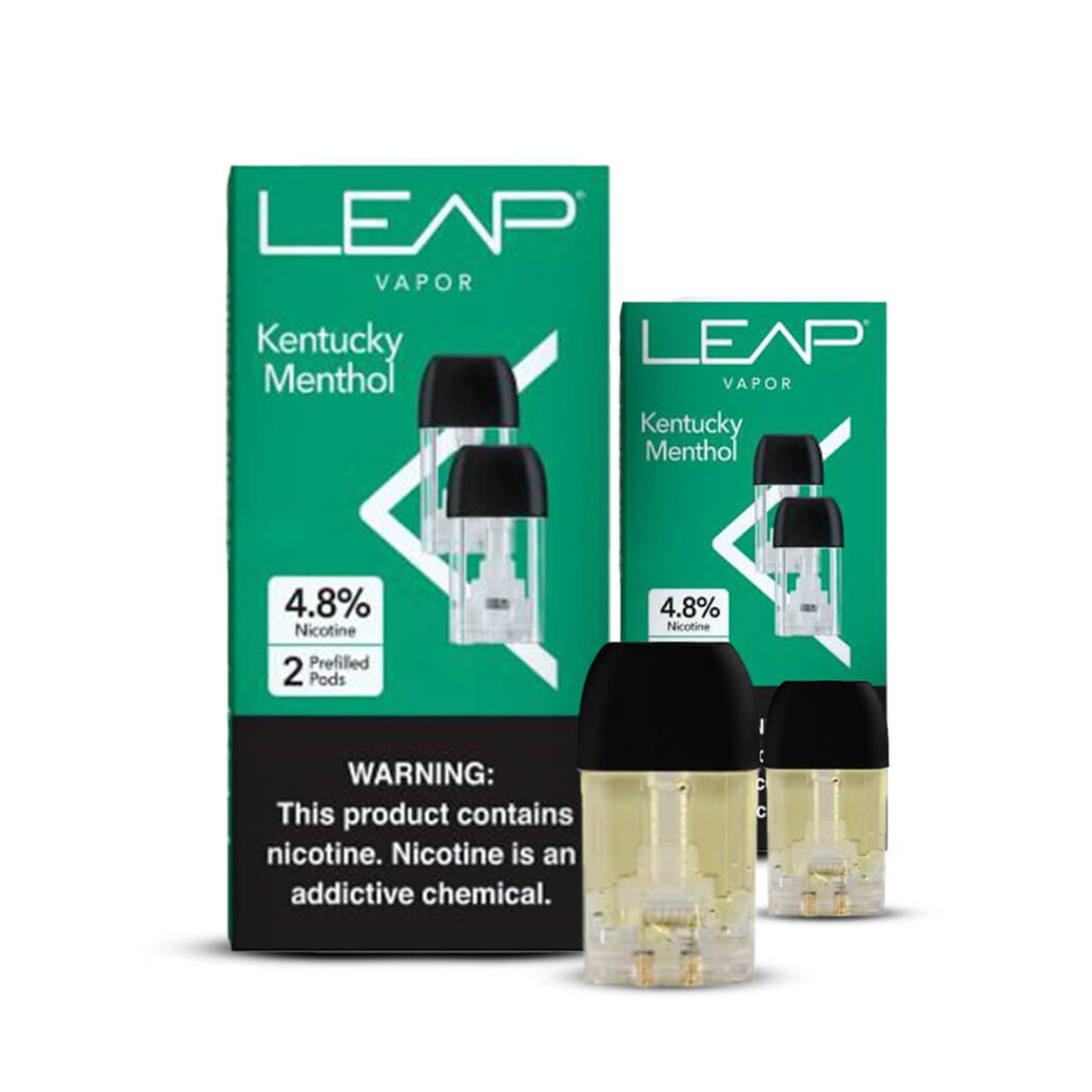 Buy Leap Pods Kentucky Menthol 3ML 5PK Online | Electronicpuffs