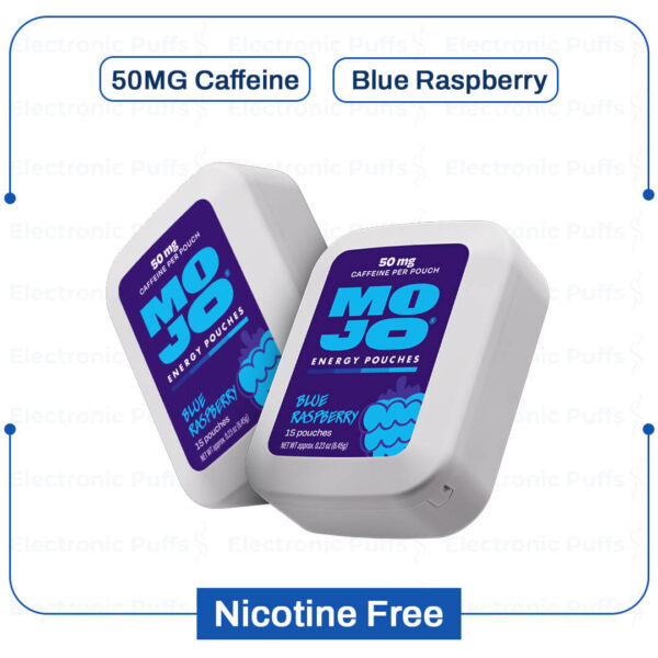 Buy Mojo Caffeine Energy Pouches – Blue Raspberry Online