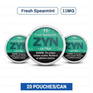 Buy ZYN Ultra Fresh Spearmint 11MG Pouches Online